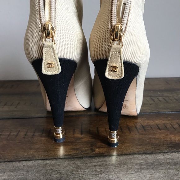 CHANEL | Shoes | Chanel Booties | Poshmark